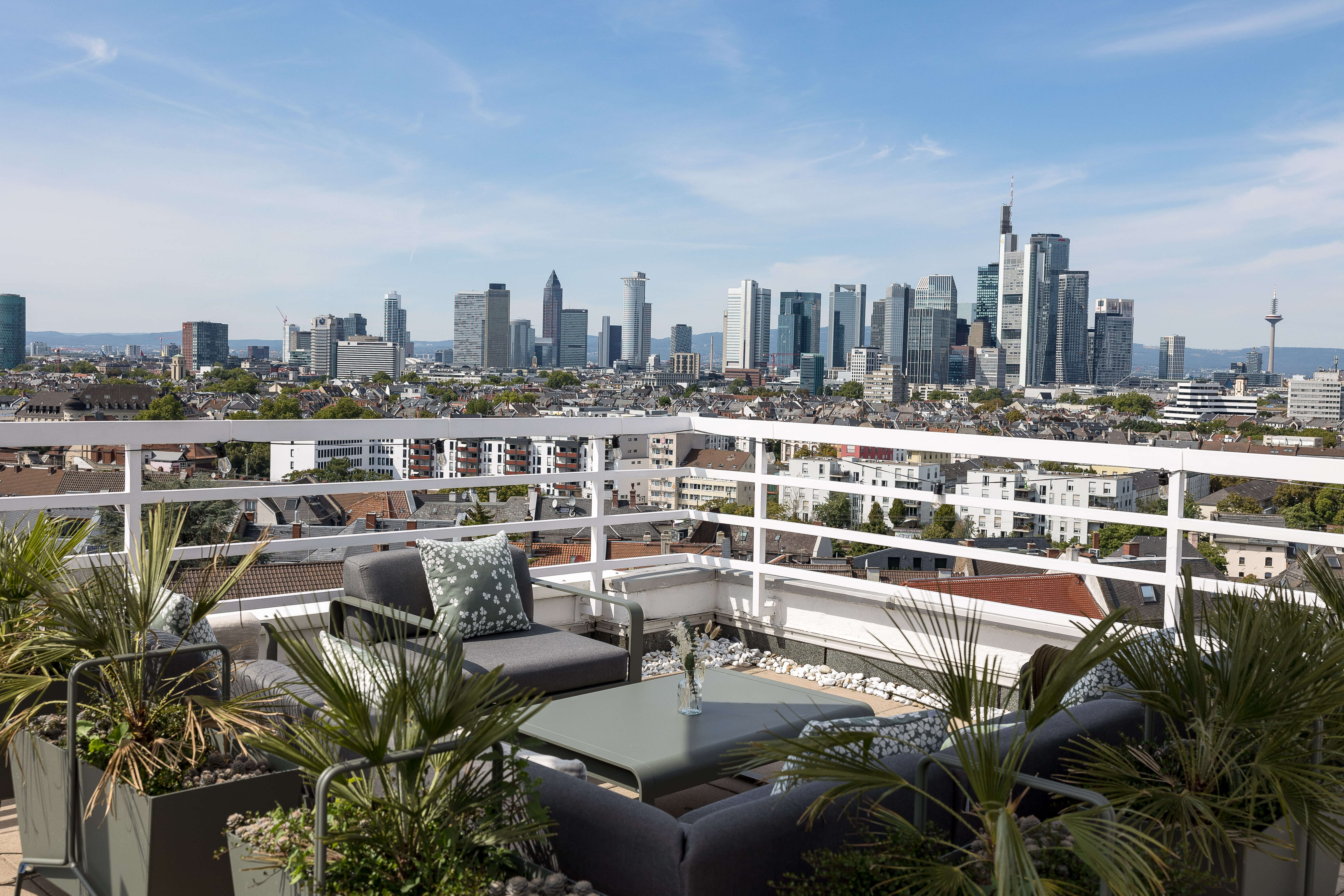 Sommerfest Location in Frankfurt: Mit tollem Skyline-Blick